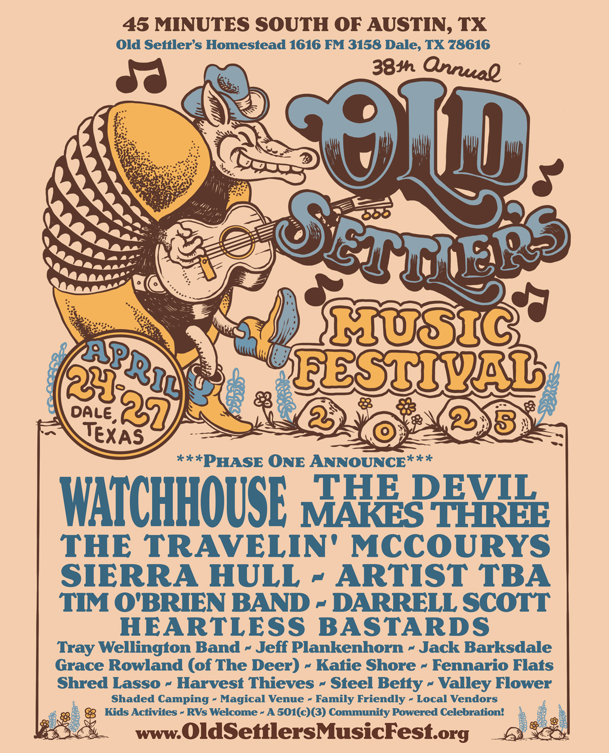Old Settlers Music Festival – Legendary music & camping festival since 1987